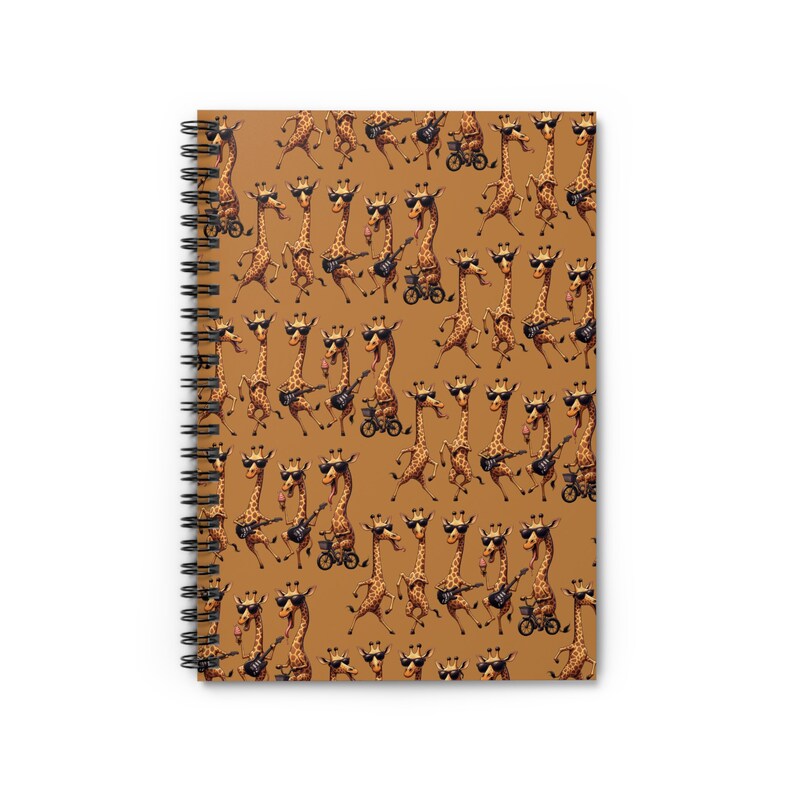 Giraffe Parade Spiral Notebook - Ruled Line - Etsy