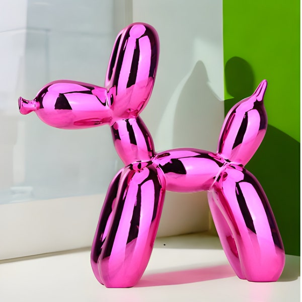 Pink Dog Balloon Sculpture - Etsy