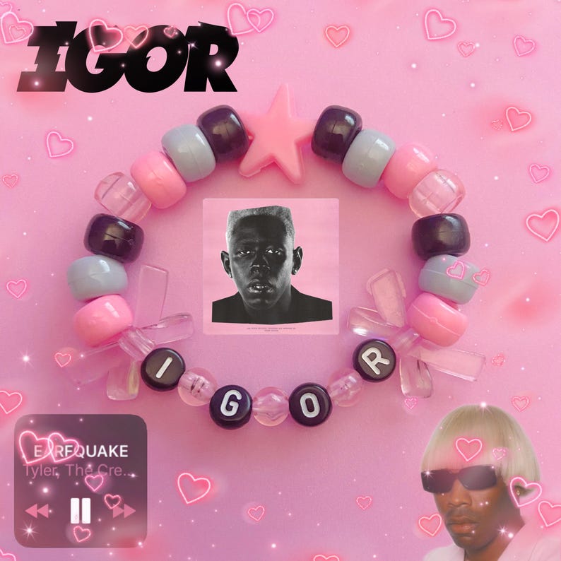 Tyler, the Creator IGOR Album Beaded Bracelet - Etsy