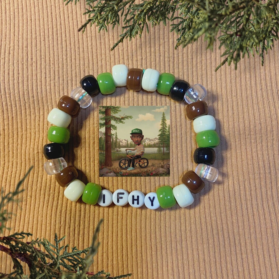 IFHY Tyler, the Creator Wolf Beaded Bracelet - Etsy