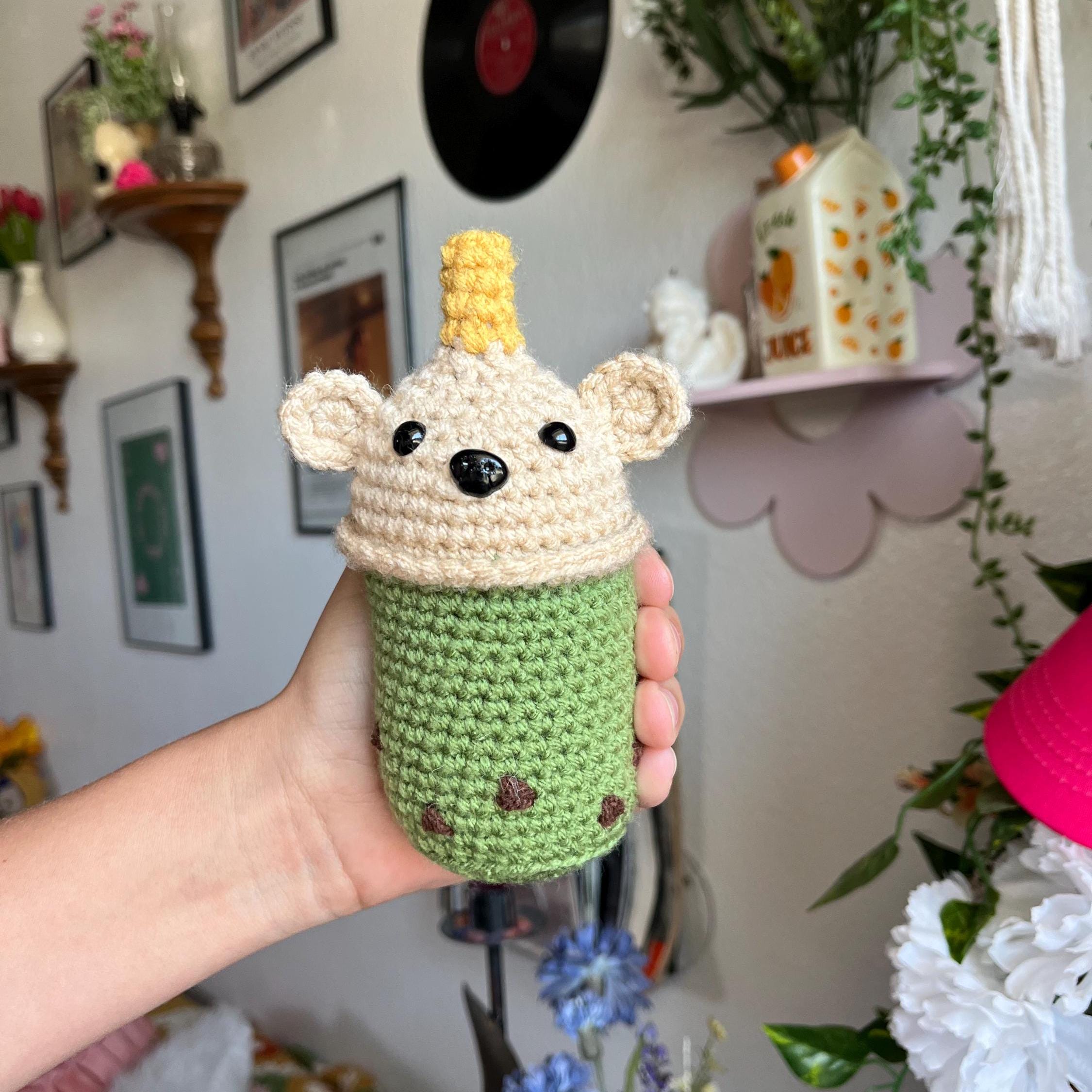 Cute Boba Crochet Dolls, Boba Crochet, Gifts for Boba Lovers, Boba ...