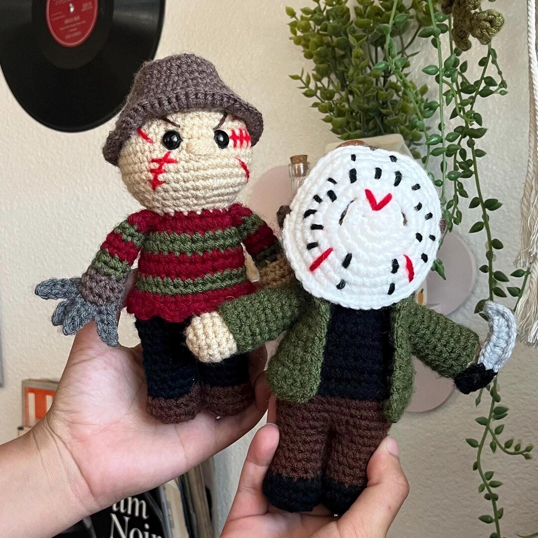 Horror Movie Inspired Dolls, Horror Movie Crochet Killer Plushies ...