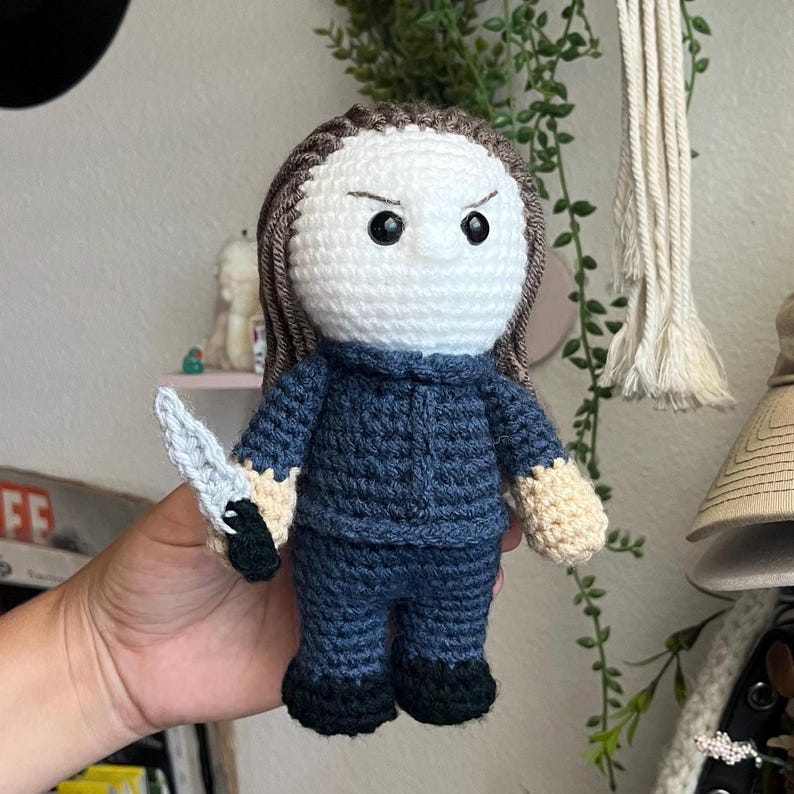 Horror Movie Inspired Dolls, Horror Movie Crochet Killer Plushies ...