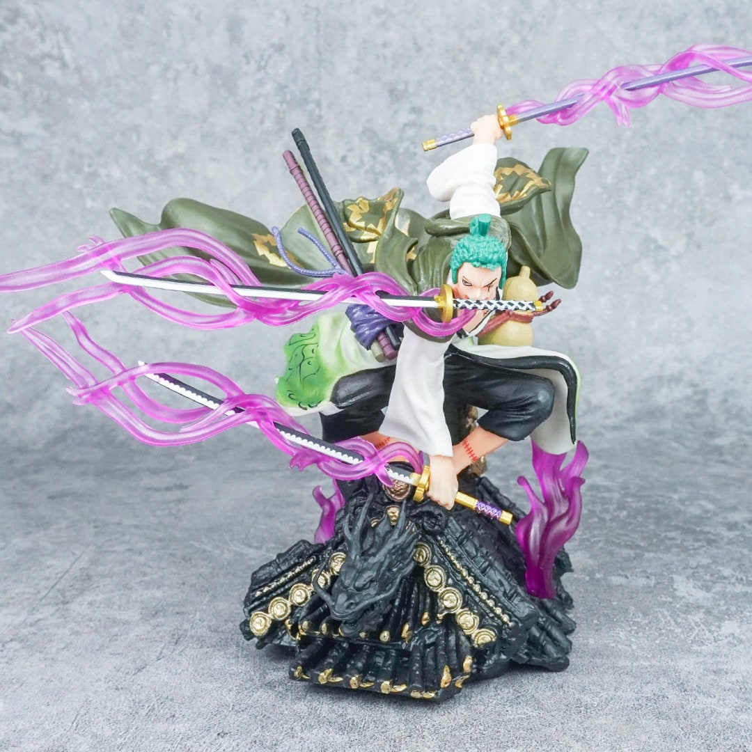 Anime Zoro Figure One Piece Action Figurine Table Decoration Ornament ...