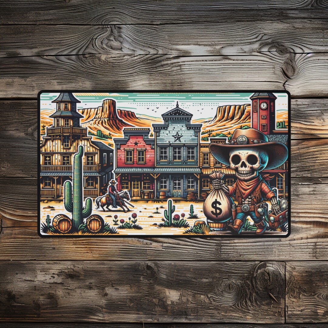 Wild West, Tiny Bones, MTG, TCG Card Game Mat, Mouse Pad, Desk Mat - Etsy