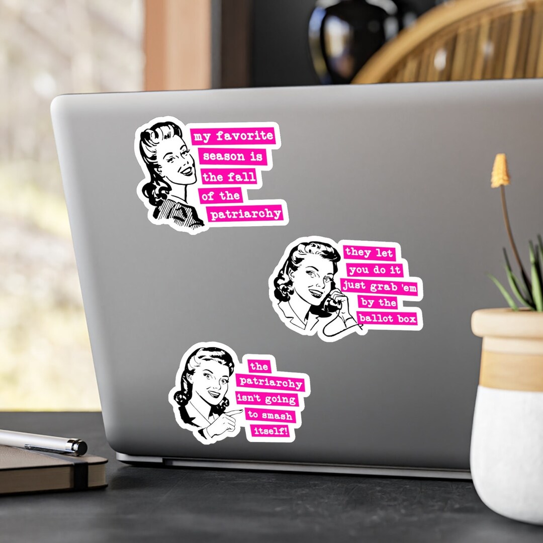 Women's Rights Decals 3-pack Multi-pack Laptop Stickers Feminist Decals ...