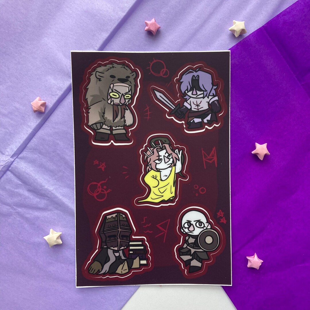 Fear & Hunger New Gods 100mm X 150mm Vinyl Kiss-cut Sticker Sheet - Etsy