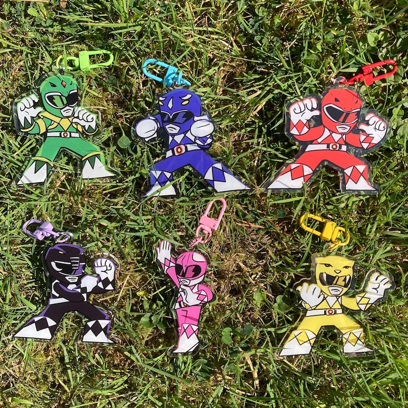 Red Power Ranger Badge - Etsy UK