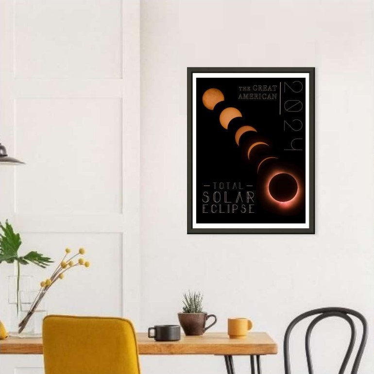 Great American Solar Eclipse 2024 Wall Art - Etsy