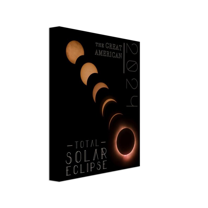 Great American Solar Eclipse 2024 Wall Art - Etsy