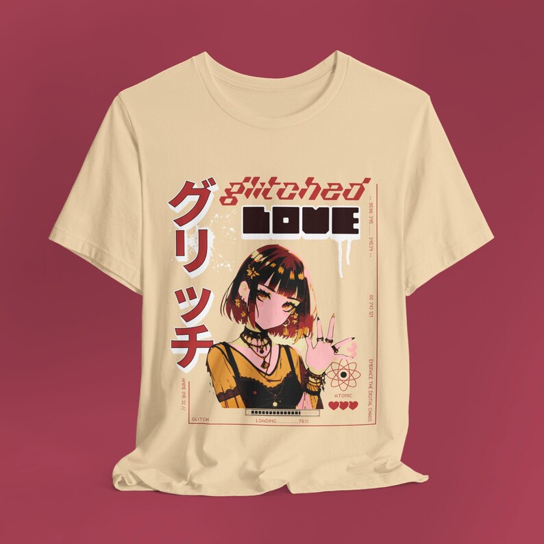 Anime Girl Shirt Japanese Manga T-shirt Gift for Anime Fans Kawaii Girl ...