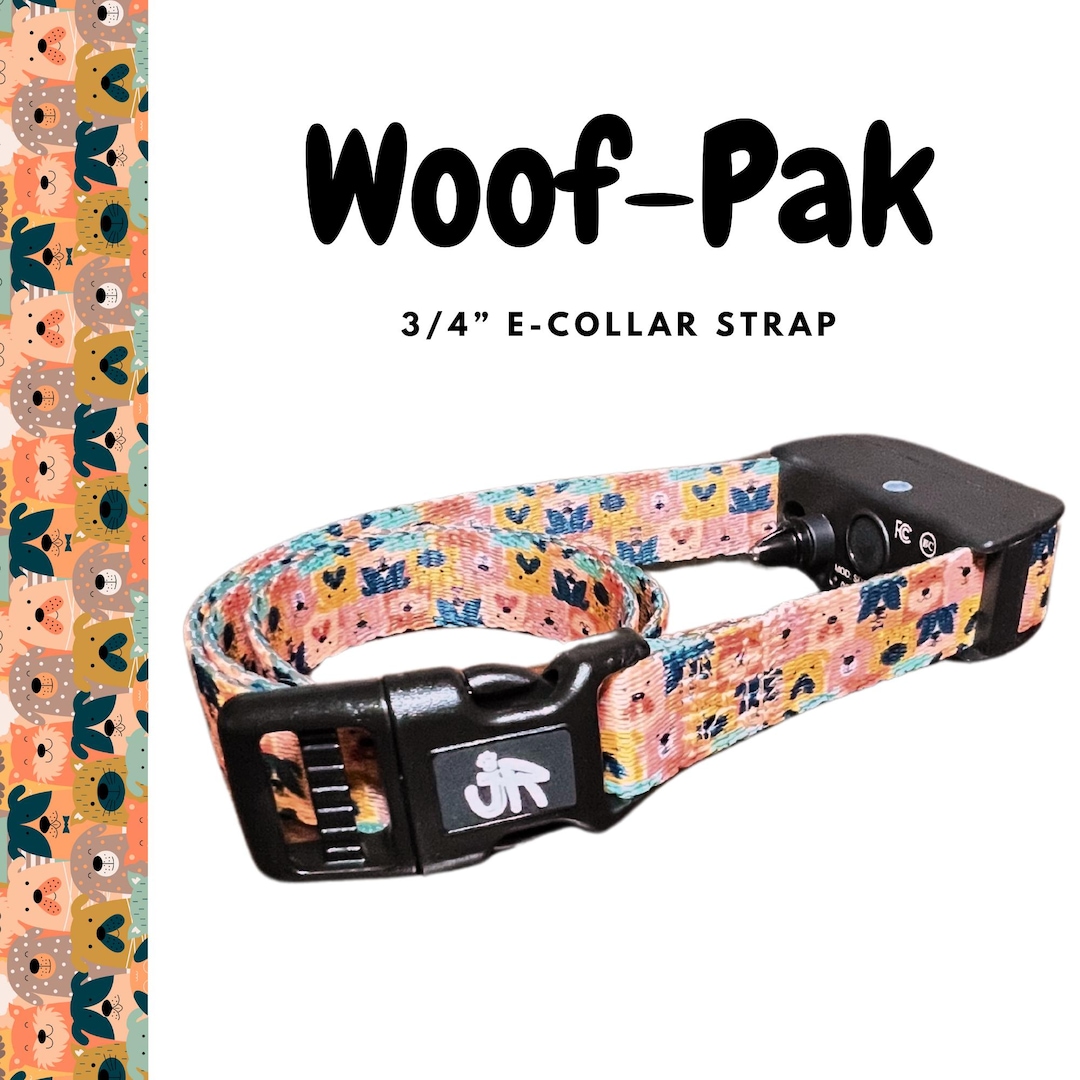 Woof-pak | 3/4" E-collar Strap – Compatible With Garmin, Dogtra ...