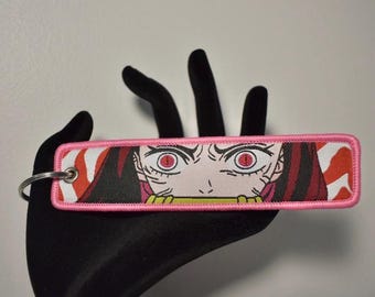 Chibi Nezuko Demon Slayer Inspired Bubble Tea Keychain | 3 Inches Tall ...