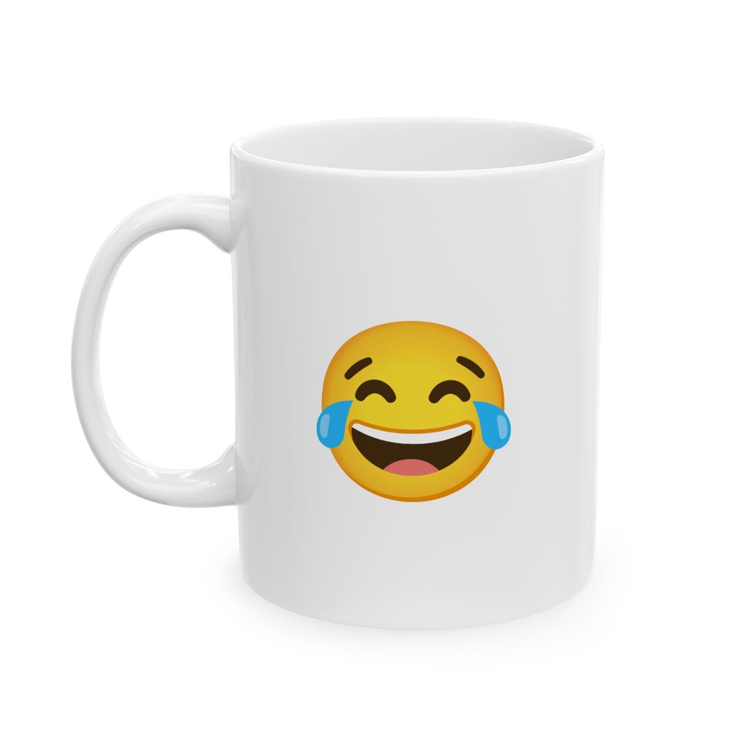 Laughing Emoji! Two Sided Mug Graphic - Etsy