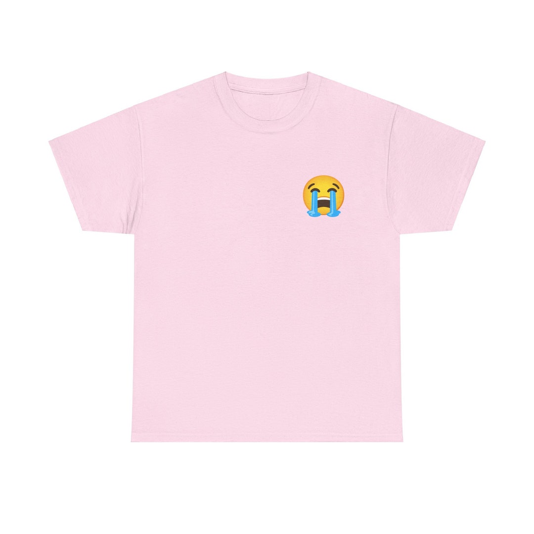 Loudly Crying Emoji T-shirt - Etsy