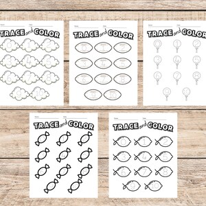 0-10 Number Tracing Worksheet, Preschool Handwriting Practice Workbook ...