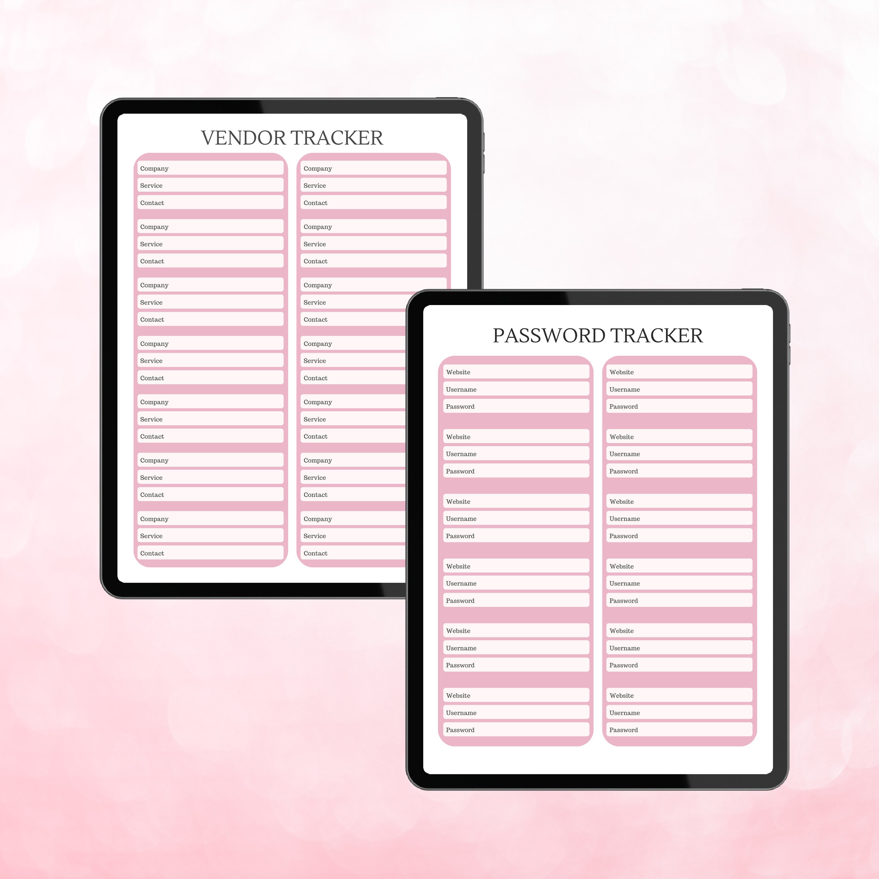 EDITABLE PDF Leasing Agent Daily, Monthly Planner, Property Management ...