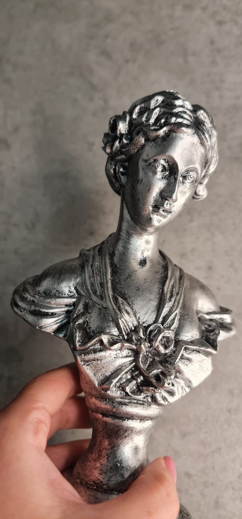 Figurine, Bust of a Greek Woman, Vintage Style, Home Decoration, Statue ...