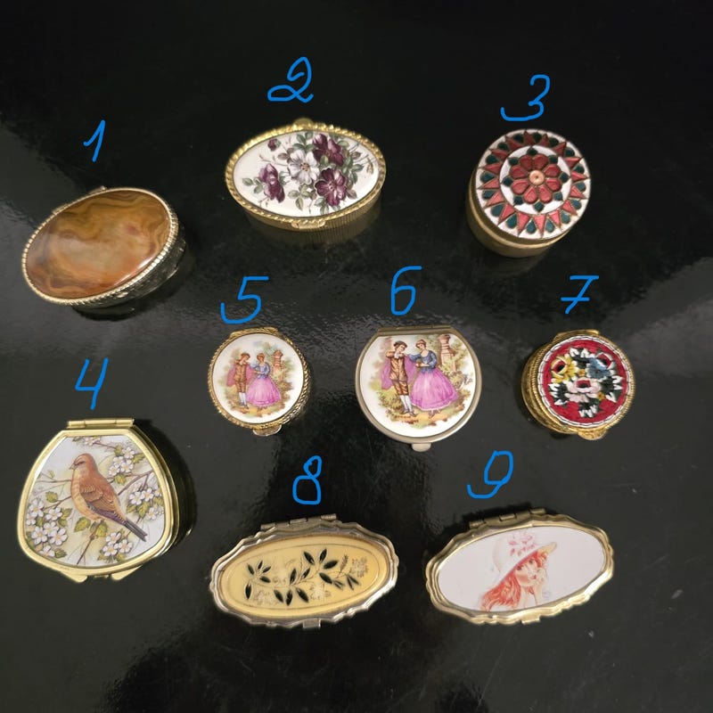 Old Pill Box - Etsy
