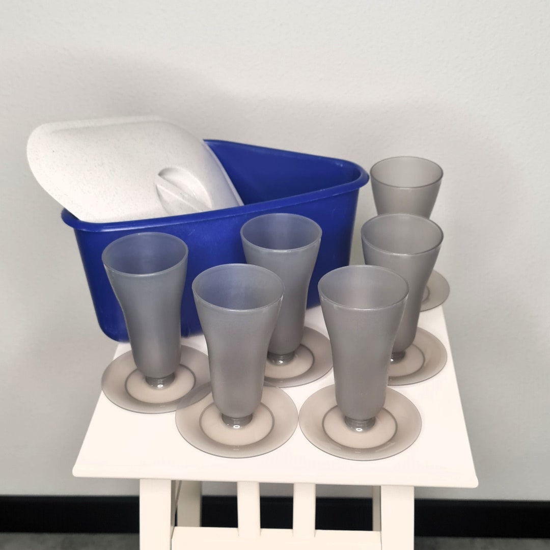 Tupperware Vintage Sorbet Cups With Base. for Ice, Wine, Yogurt ...