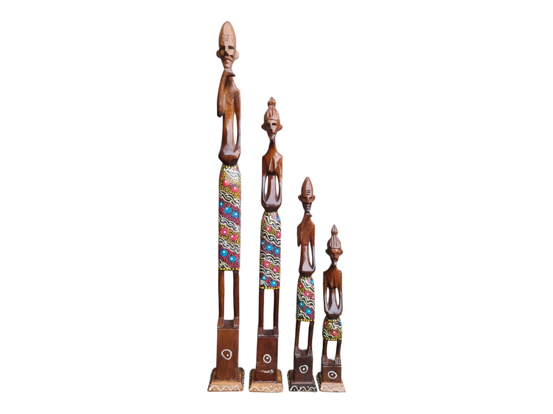 Aborigines, Aboriginal Art African Sculpture Hand Carving Handpainted ...