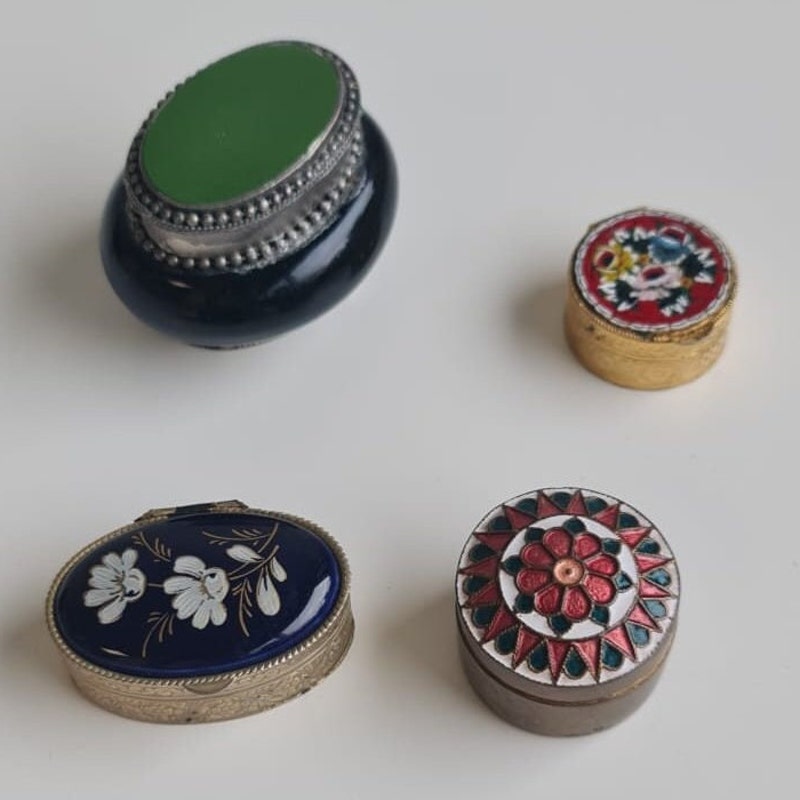 Decorative Pill Box - Etsy