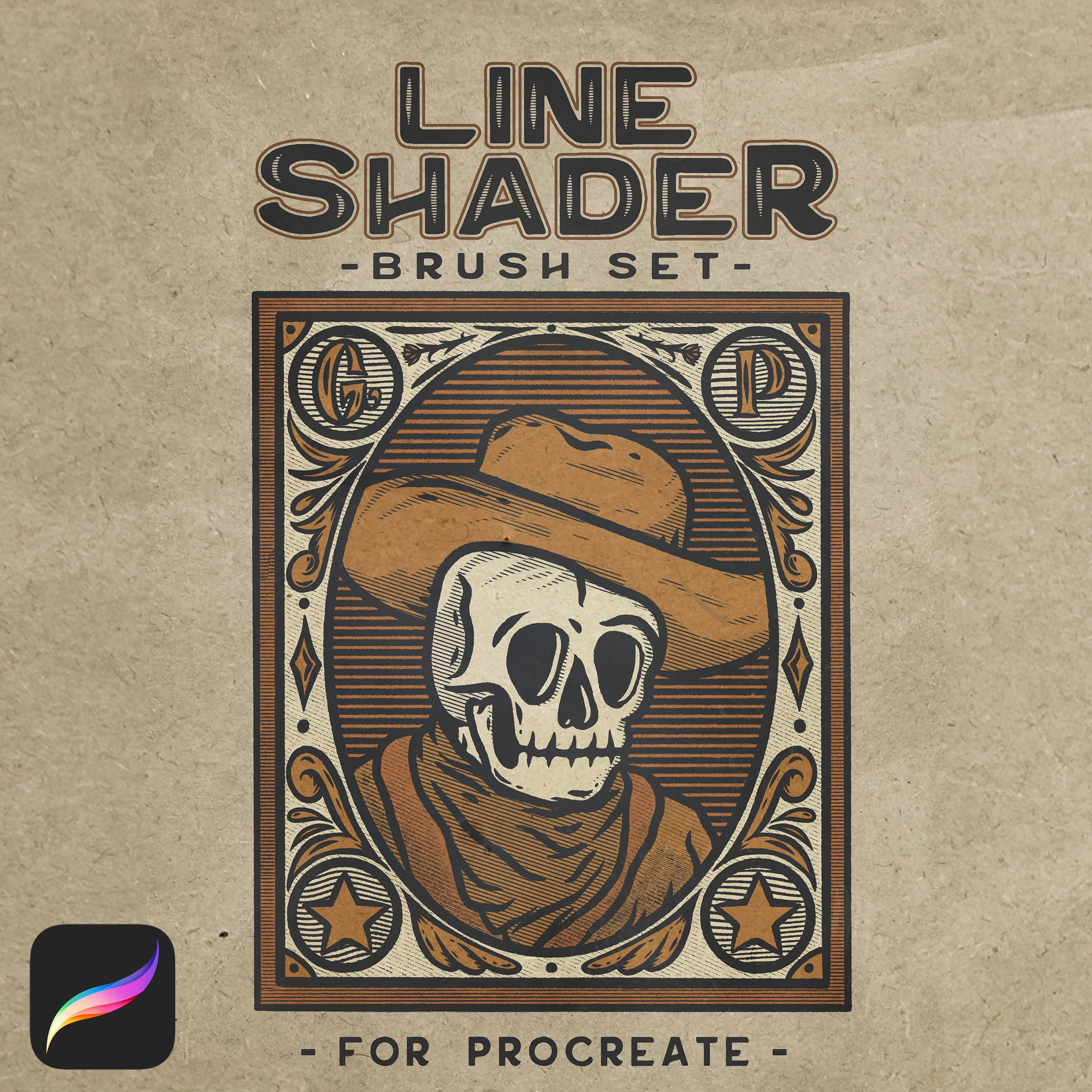 Line Shader Brush Set - Etsy