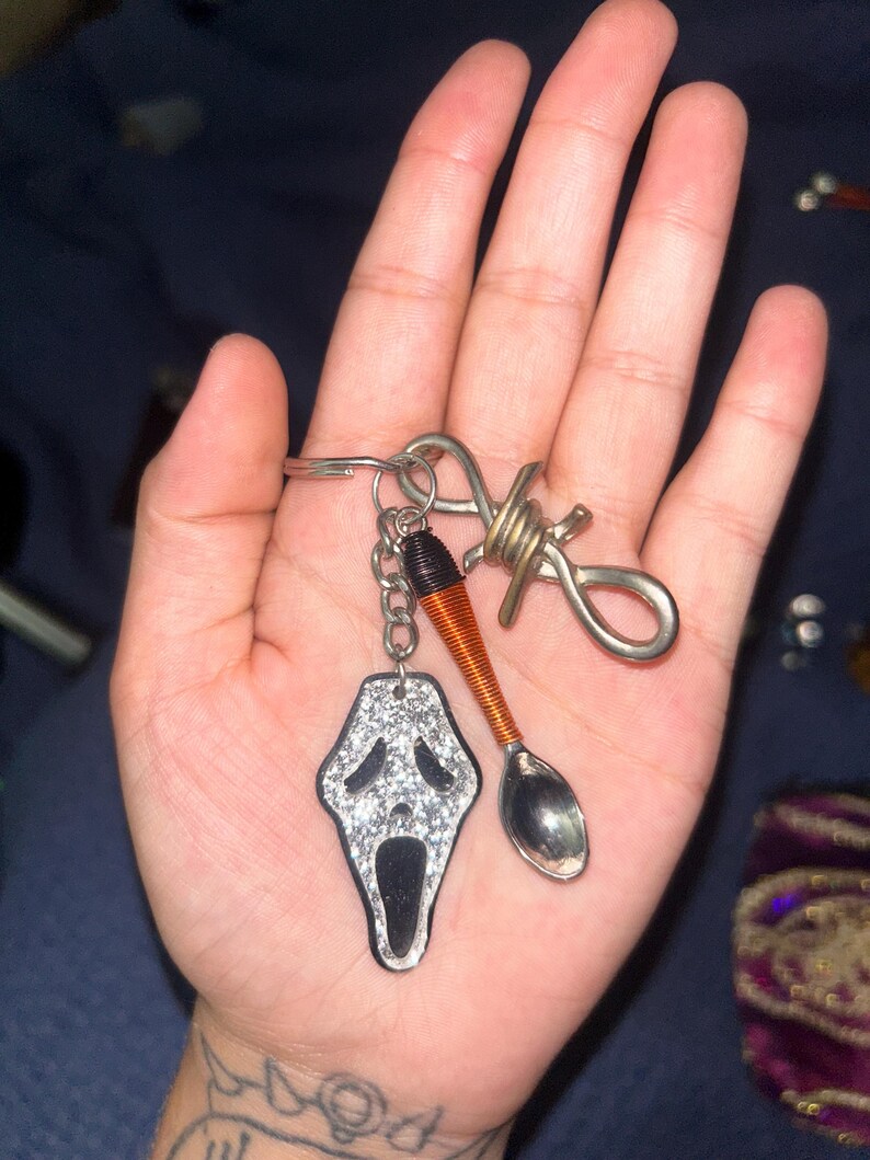 Scream Horror Themed Wire Wrapped Spoon - Etsy