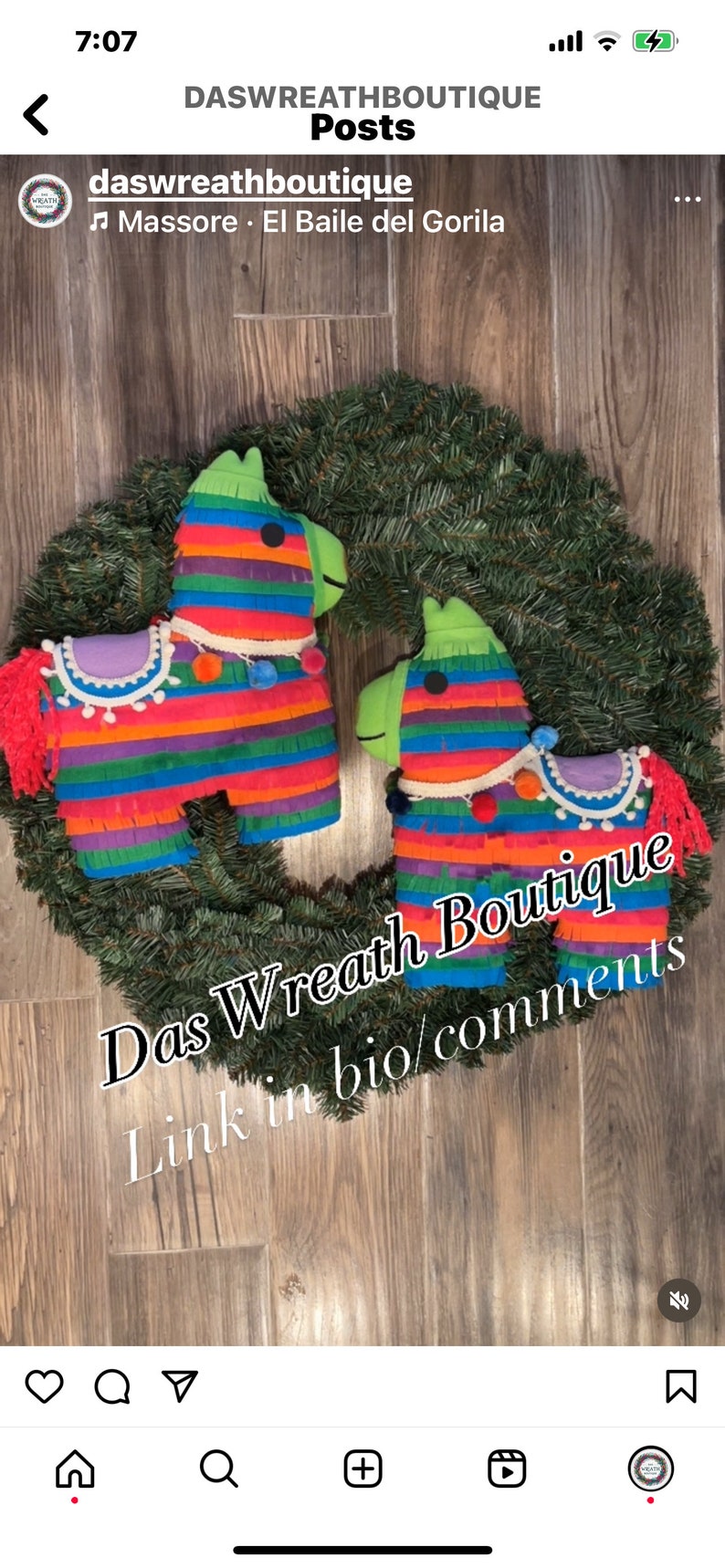 Piñata Wreath Attachment, Fiesta Wreath, Fiesta Decor, Cinco De Mayo ...