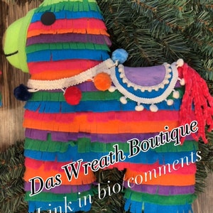 Piñata Wreath Attachment, Fiesta Wreath, Fiesta Decor, Cinco De Mayo ...