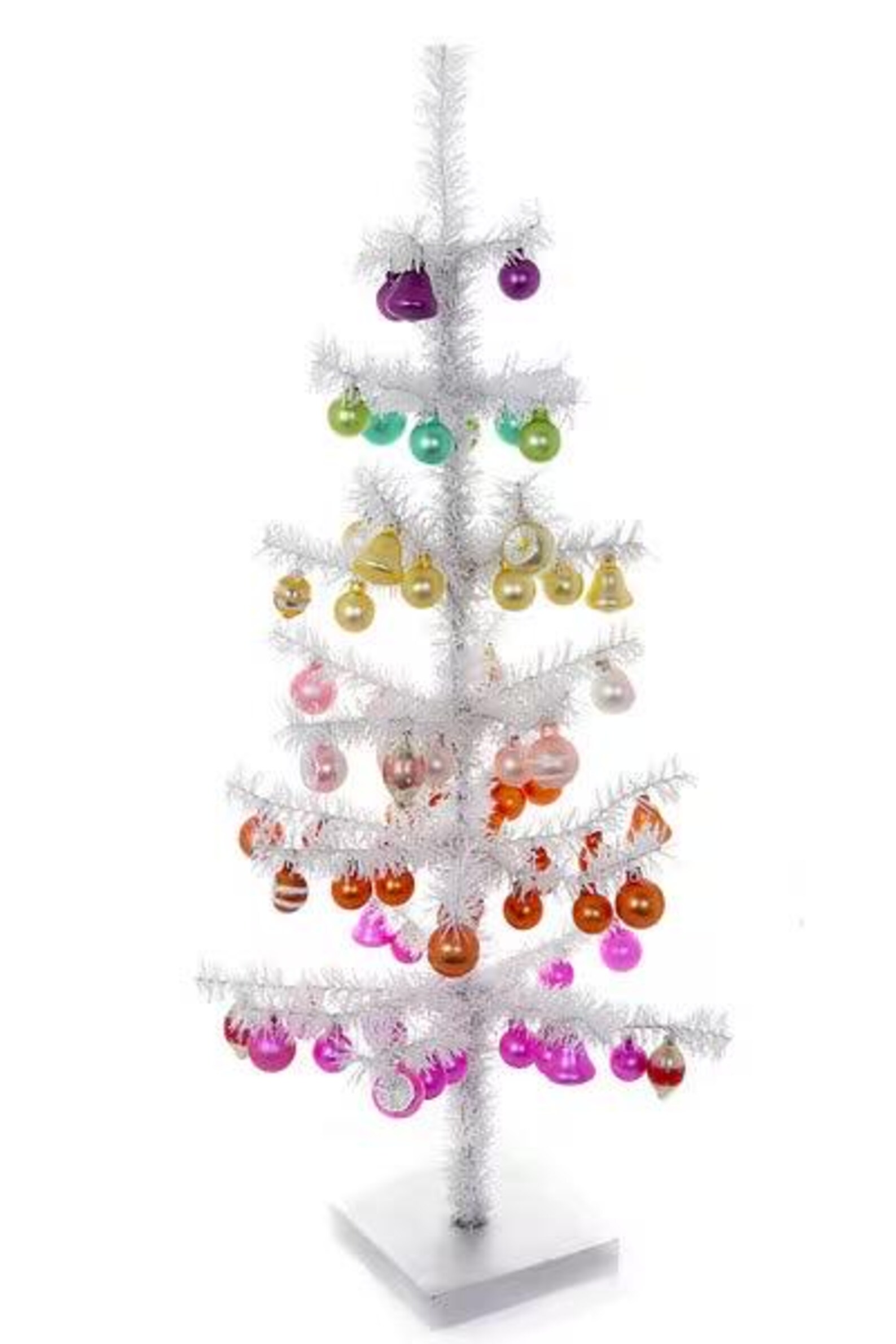 Cody Foster Glass Trees - Iridescent, Tinsel, Pre-lit Options, 7”-30 ...