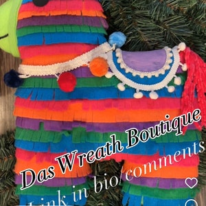 Piñata Wreath Attachment, Fiesta Wreath, Fiesta Decor, Cinco De Mayo ...