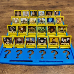 Avatar: the Last Airbender Printable Guess Who Cards - Etsy
