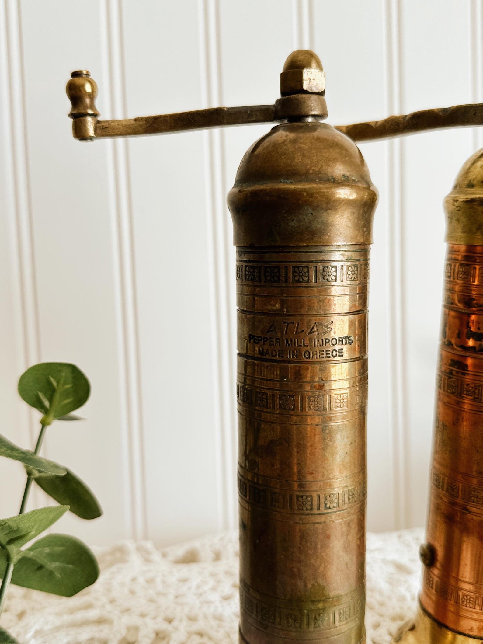 Vintage Pepper Mill Griders for Salt and Pepper Made in Greece - Etsy