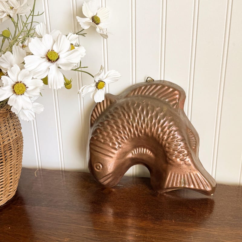 Vintage Jello Molds Fish - Etsy