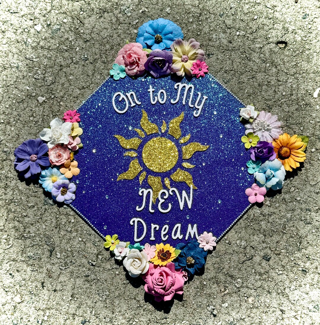 Disney TANGLED Graduation Cap TOPPER - Etsy