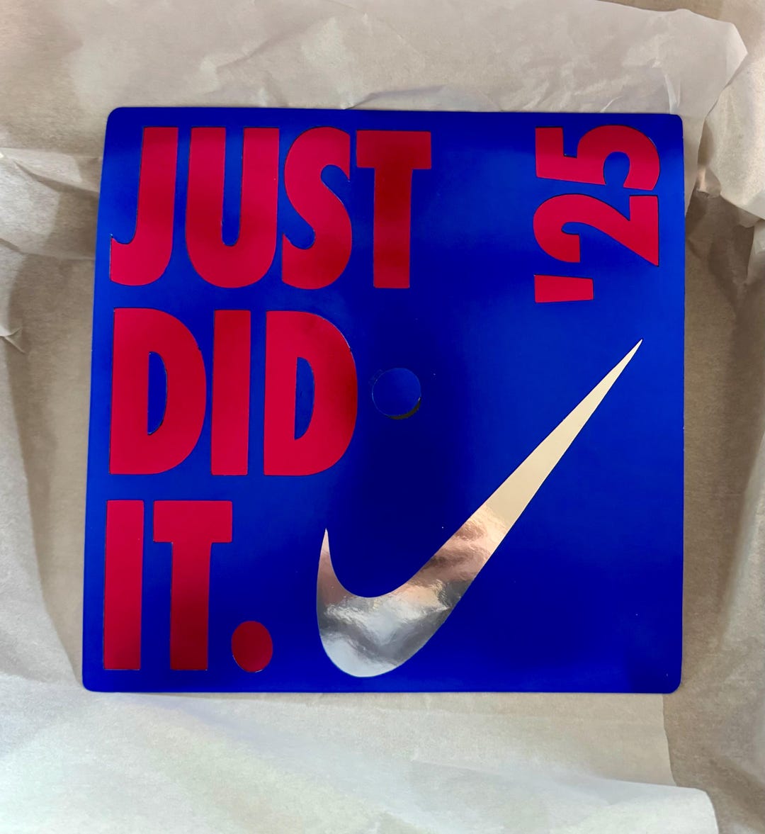 Just Did It - 2025 Graduation Cap Topper Nike Design - Etsy