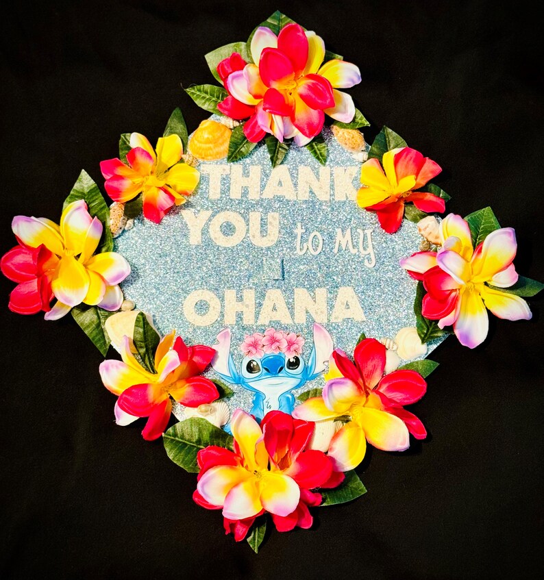 STITCH Themed Graduation Cap Topper - Etsy