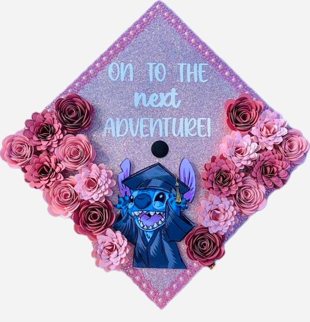 STITCH Disney Themed Graduation Cap Topper - Etsy