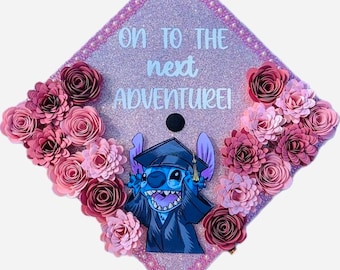 Stitch Graduation Cap Topper, Stitch Birrete De Graduación, Class of ...