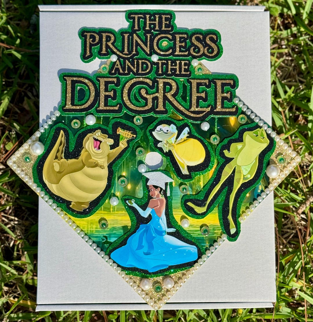 Princess Tatiana Disney Themed Graduation Cap Topper - Etsy