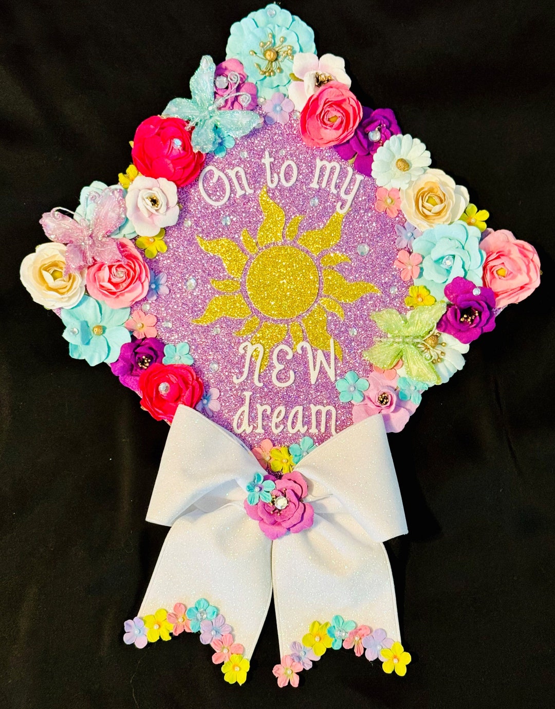 Disney TANGLED Graduation Cap TOPPER - Etsy Australia