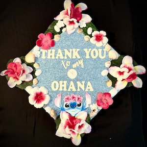 STITCH Themed Graduation Cap Topper - Etsy