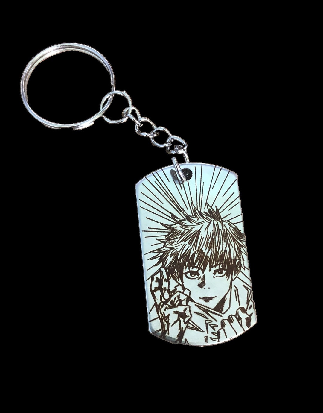 Satoru Gojo 'domain Expansion' Key Ring - Personalised Key Ring - Etsy UK