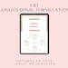 Longitudinal CBT Formulation, Case Conceptualisation, CBT, Therapy Worksheet, Digital Download ...