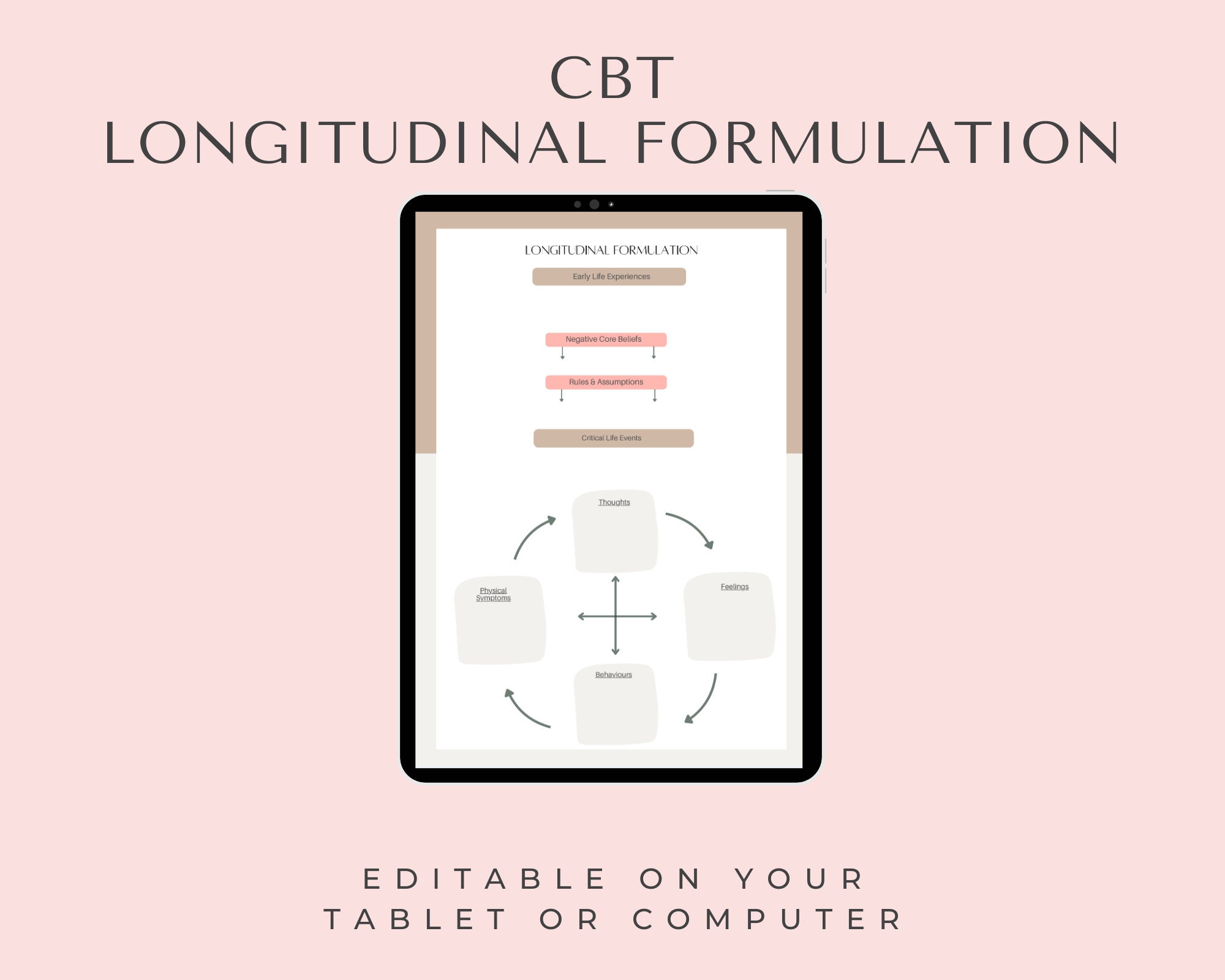 Longitudinal CBT Formulation, Case Conceptualisation, CBT, Therapy ...