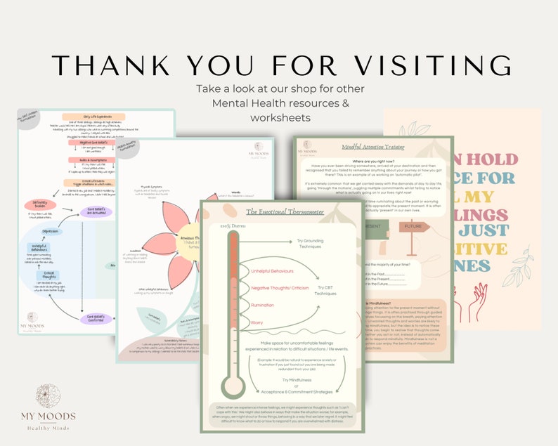 CBT Case Formulation Example CBT Diagram, Thought Challenging Worksheet ...