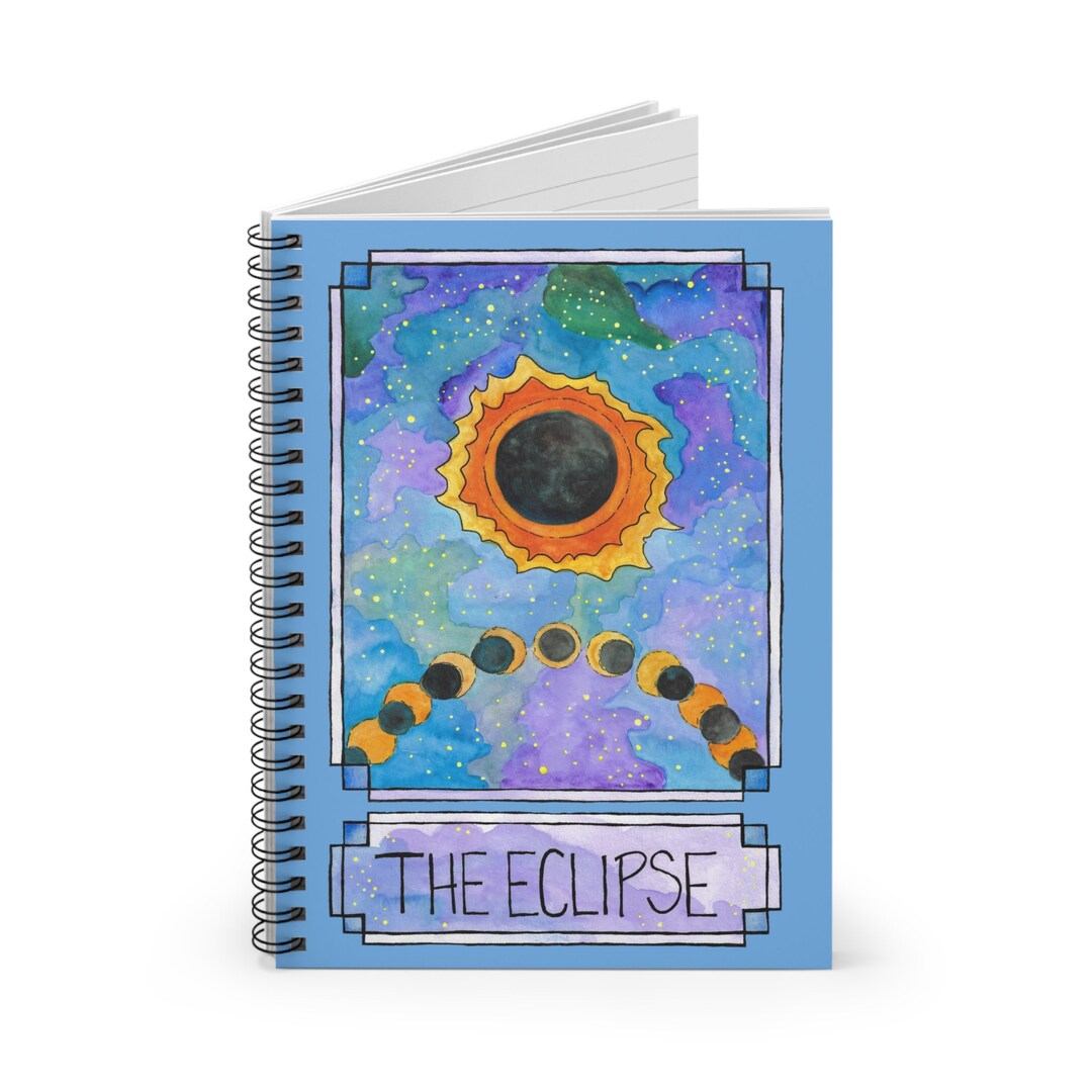 The Eclipse Tarot Spiral Notebook Ruled Line - Etsy