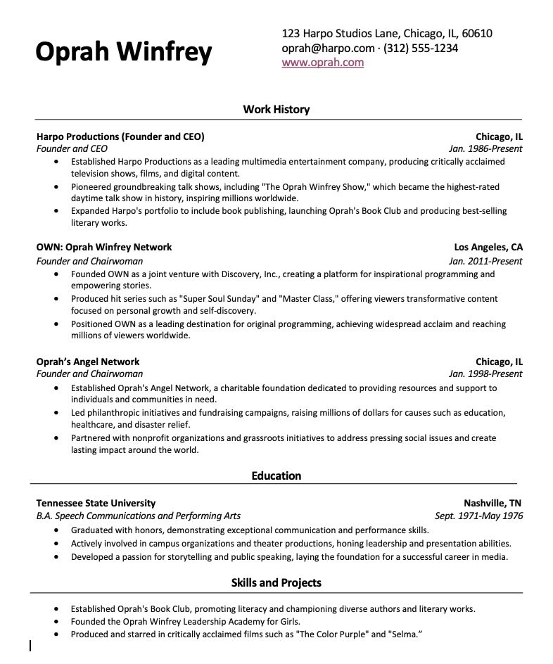 The Sophisticated Resume - Resume Template Download - Etsy