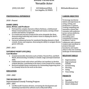The Meritorious Resume - Professional Resume Template to Show Your ...